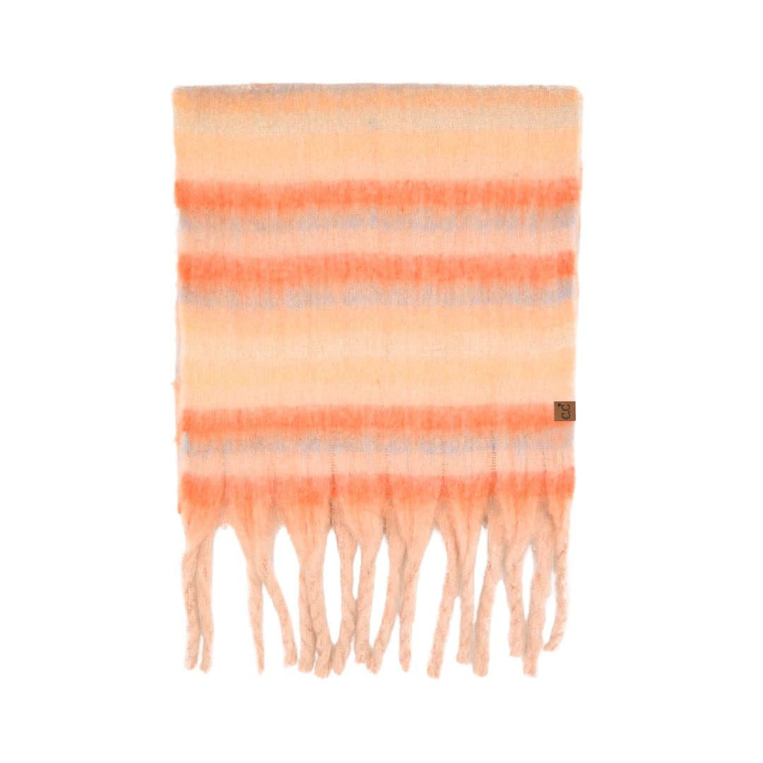 Multi Color Stripe C.C Scarf – Tipsy Gypsy Tahoe