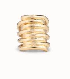 Tornado 18k Gold Stacking Ring – Tipsy Gypsy Tahoe