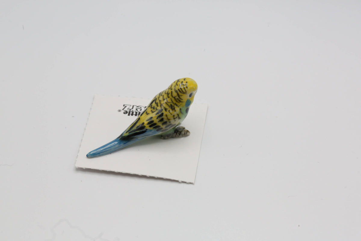 Mojito Green Parakeet Porcelain Miniature – Tipsy Gypsy Tahoe